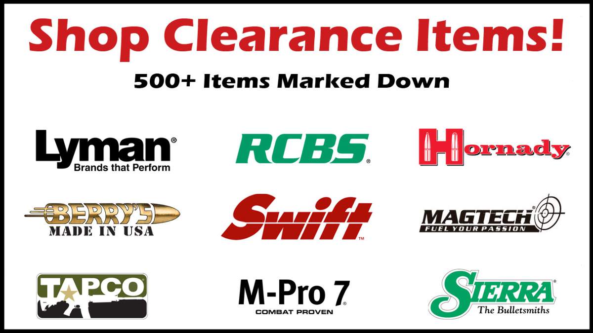 Shop Rifle & Shotgun Reloading Supplies | Dies | Bullets | Hulls | Wads ...